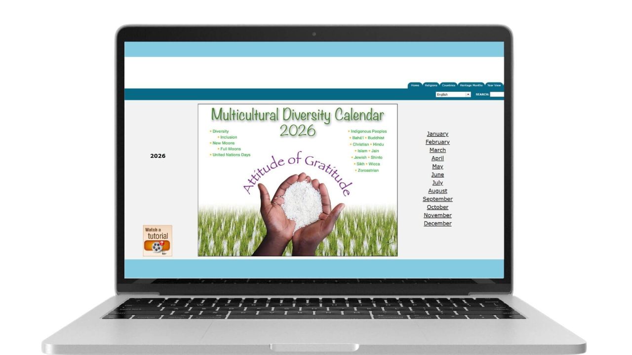 Diversity Calendar 2026: Equity, DEI Inclusion, Canada, USA